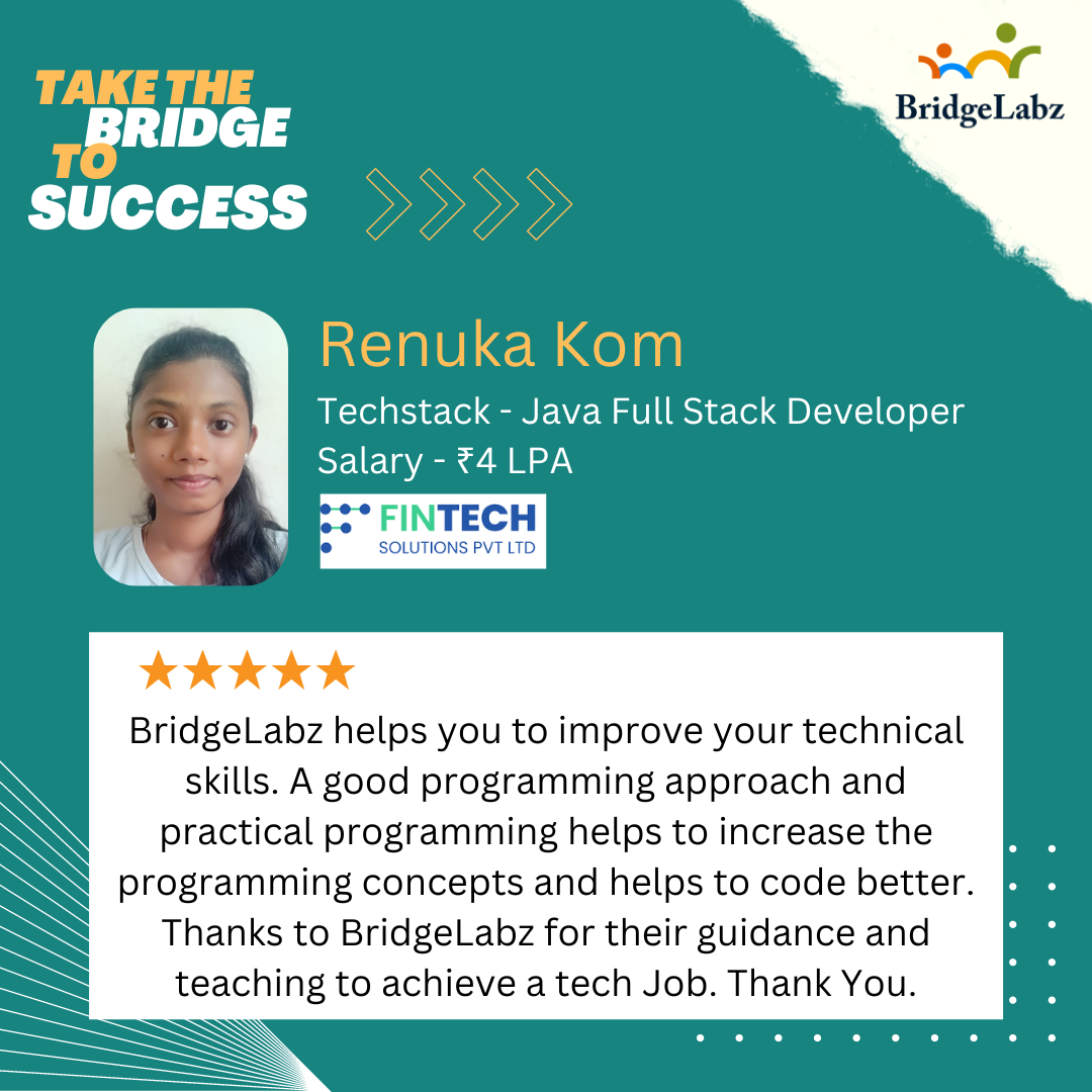 Career Success Story #TakeTheBridge